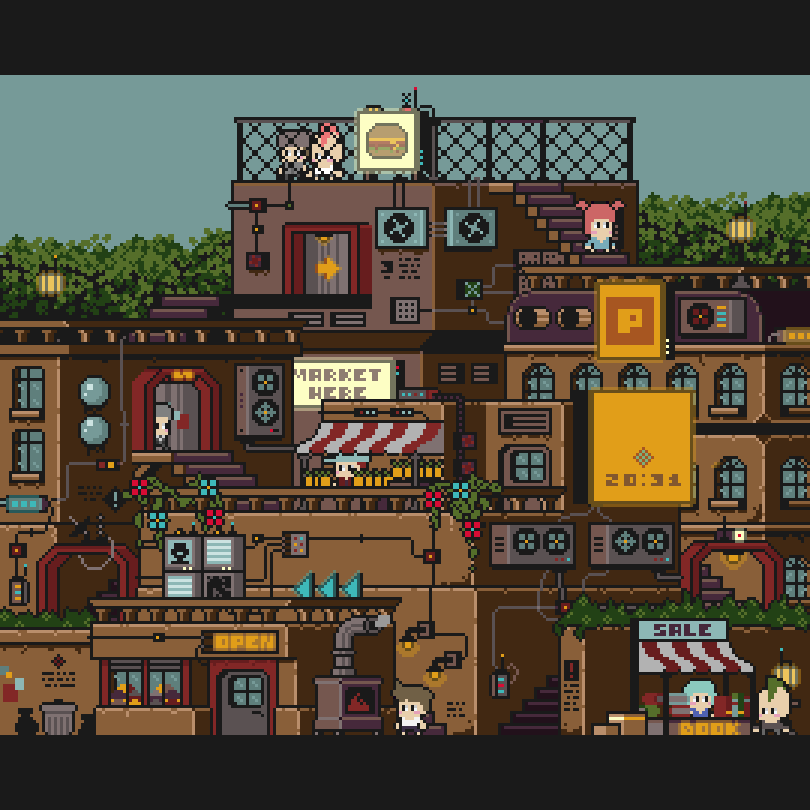 Pixel Town 04 - pcxl | Exchange Art