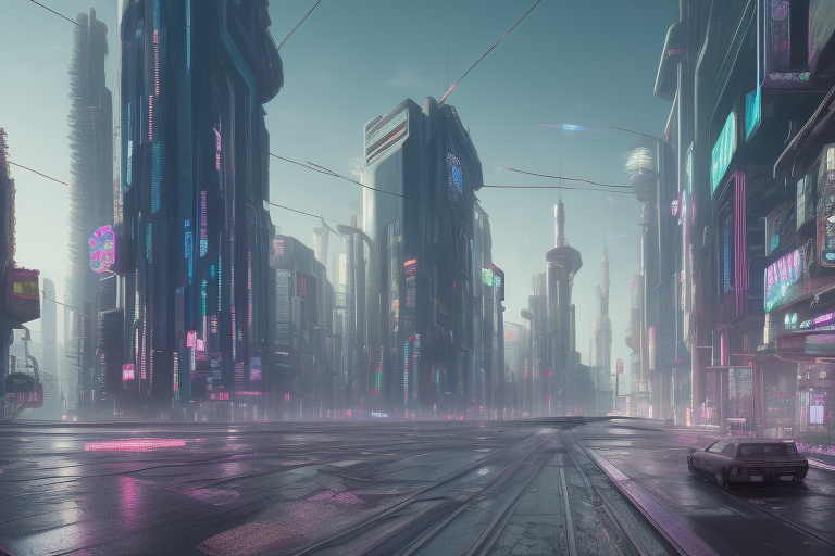 Future Neon Punk Ecosystem | Exchange Art | Exchange Art