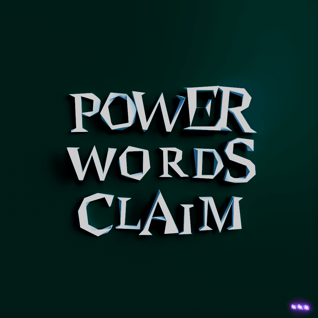 Power Word Claim #1 - Fubby14 | Exchange Art