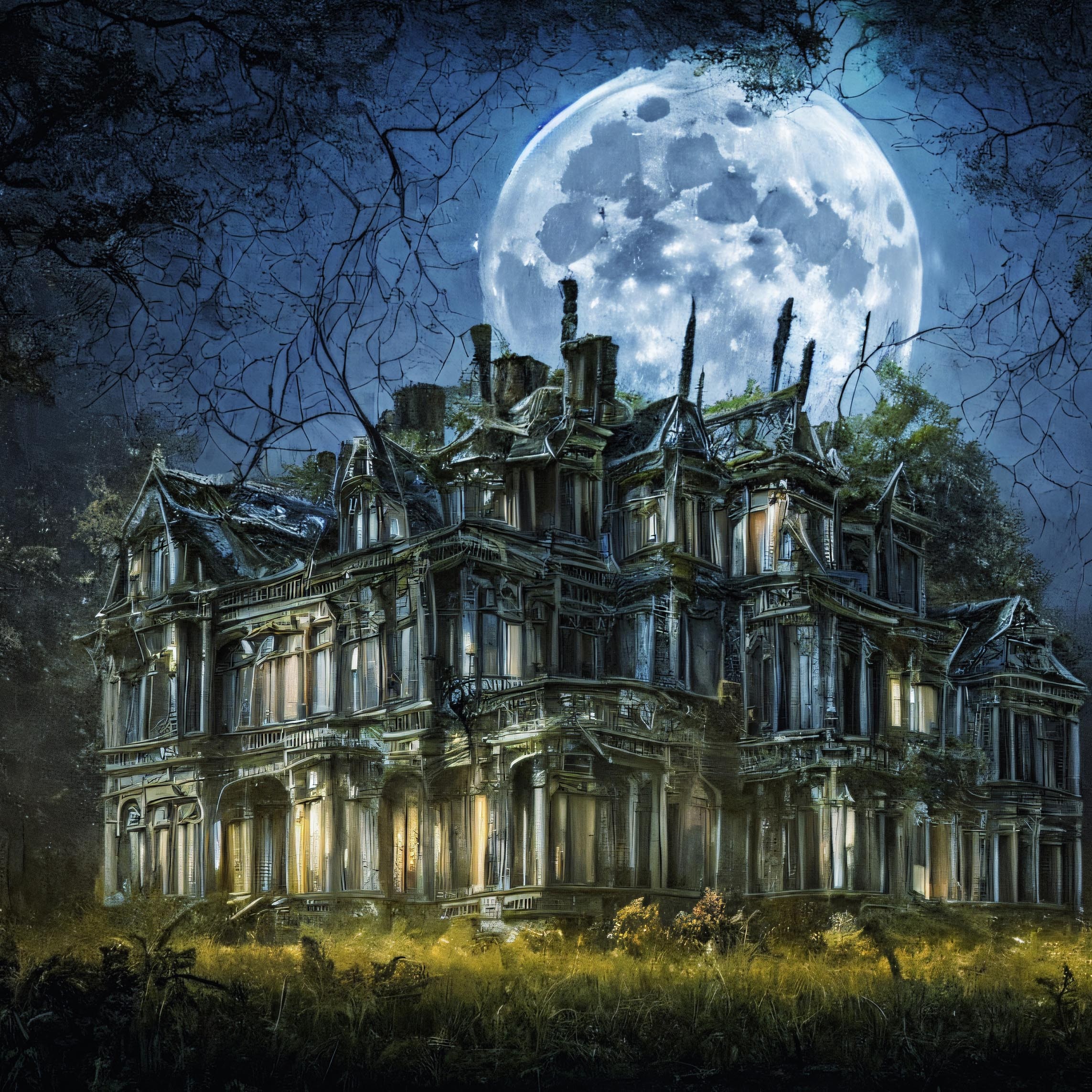 Creepy mansion | Exchange Art | Exchange Art