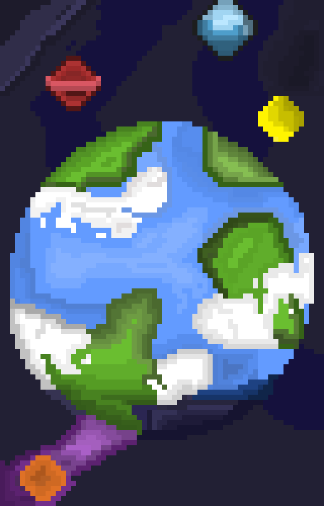 Pixel World | Exchange Art | Exchange Art